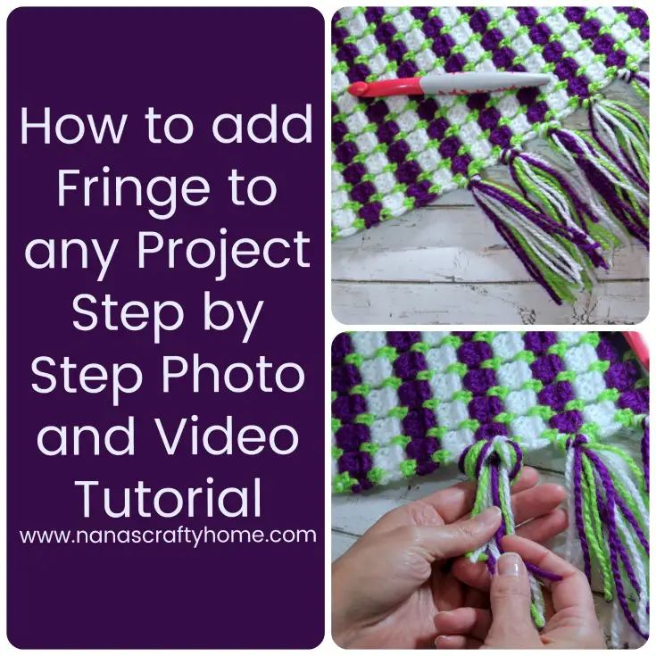 Crochet Fringe | How to Add Fringe to any Project!
