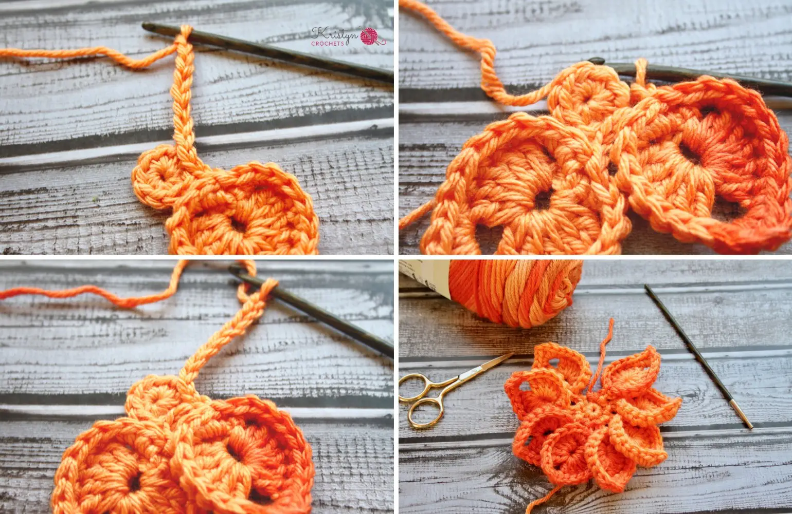 Fall Leaves Granny Square Free Crochet Pattern