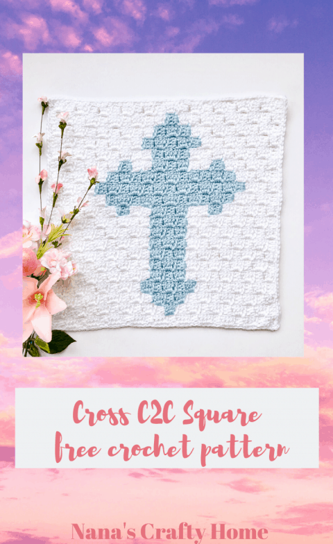 Cross C2C Square Easter Blanket Graphgan CAL Part 2