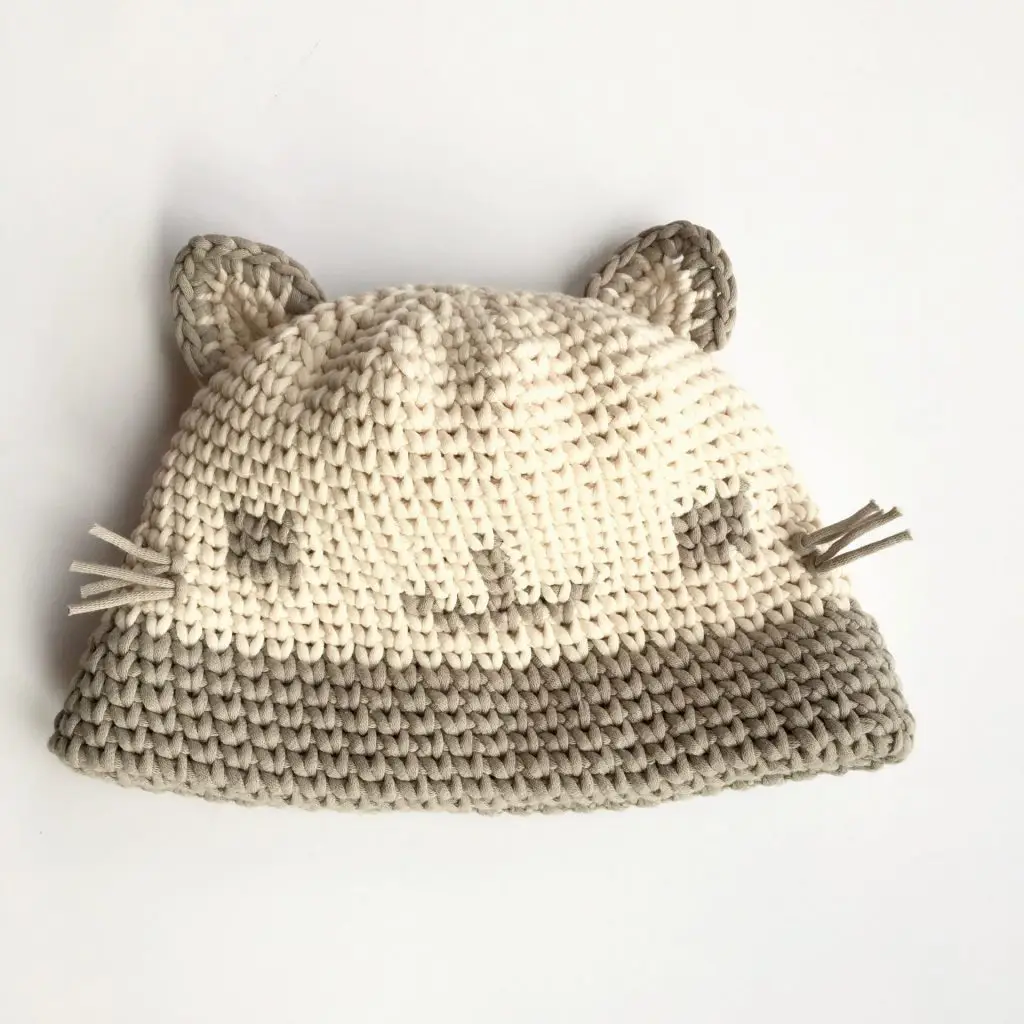 Kitty Cat Crochet Hat Free Crochet Pattern - Nana's Crafty Home