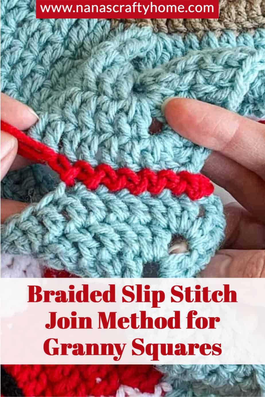 Slip Stitch Crochet Join Braided Slip Stitch Join Method