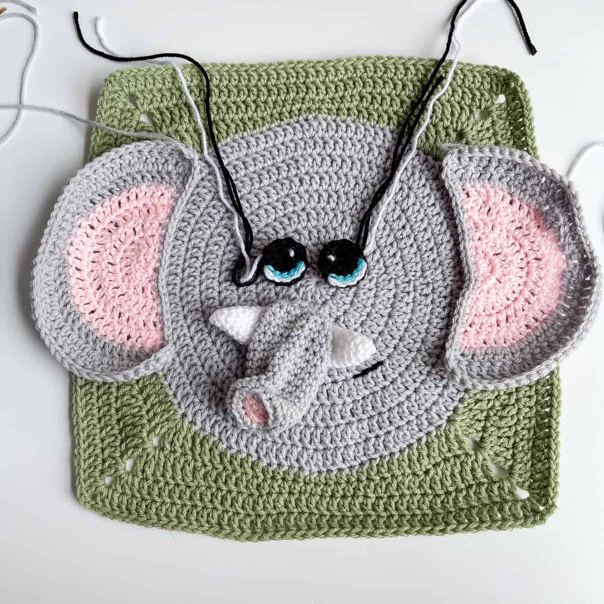 Free Crochet Elephant Pattern | Wildlife Animal CAL Part 9